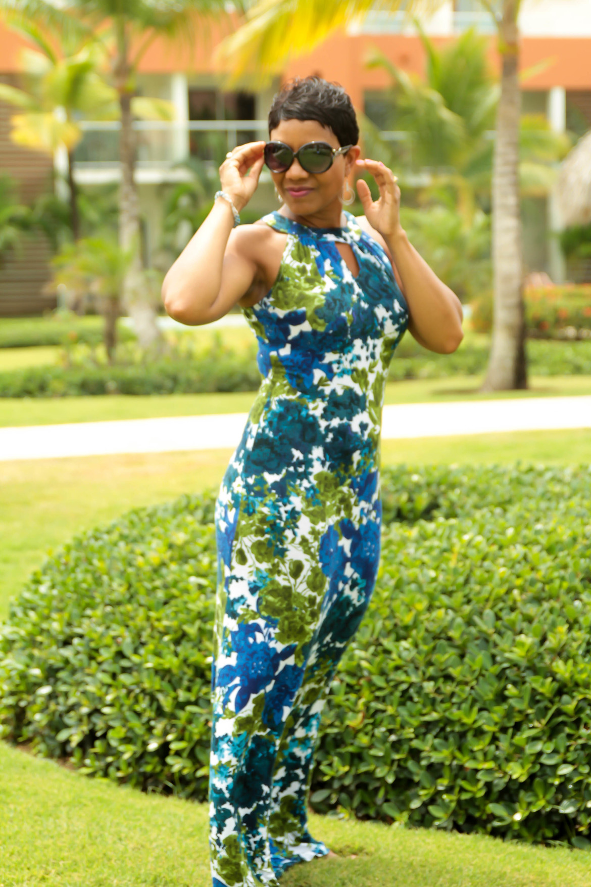 Spring Delight - Blue Floral Dress – Anita by Design