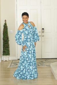 Vogue 9296 - Cold Shoulder Maxi Dress – Anita by Design